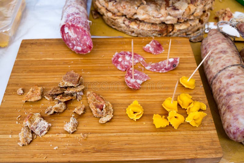 Pork Cold Cuts Typical Parma Products Stock Photo - Image of product ...