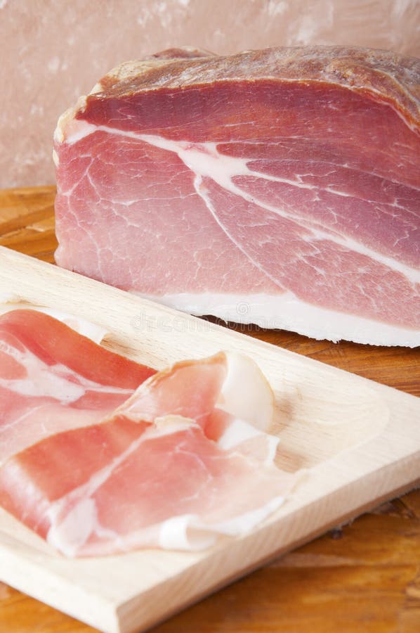 Pork cured ham stock photo. Image of proteins, table - 25181082