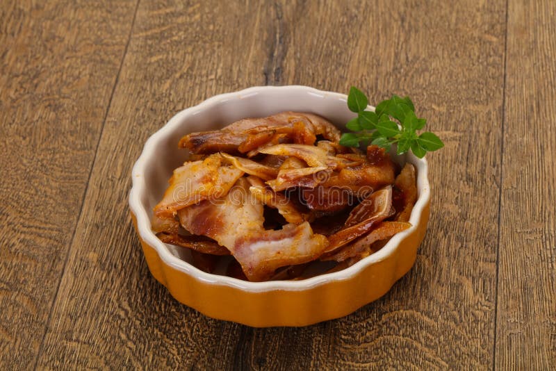 Pork ear snack stock image. Image of grilled, traditional - 197813691