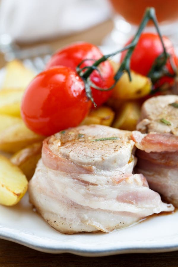 Pork fillet stock photo. Image of roasted, sauce, fillet - 26148424