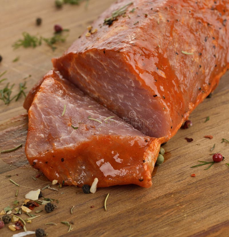 Pork Fillet stock photo. Image of wood, tender, meat - 27711752