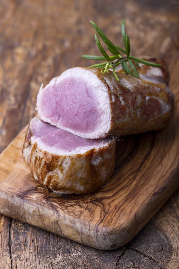 Pork fillet stock photo. Image of delicious, lunch, herb - 239929568