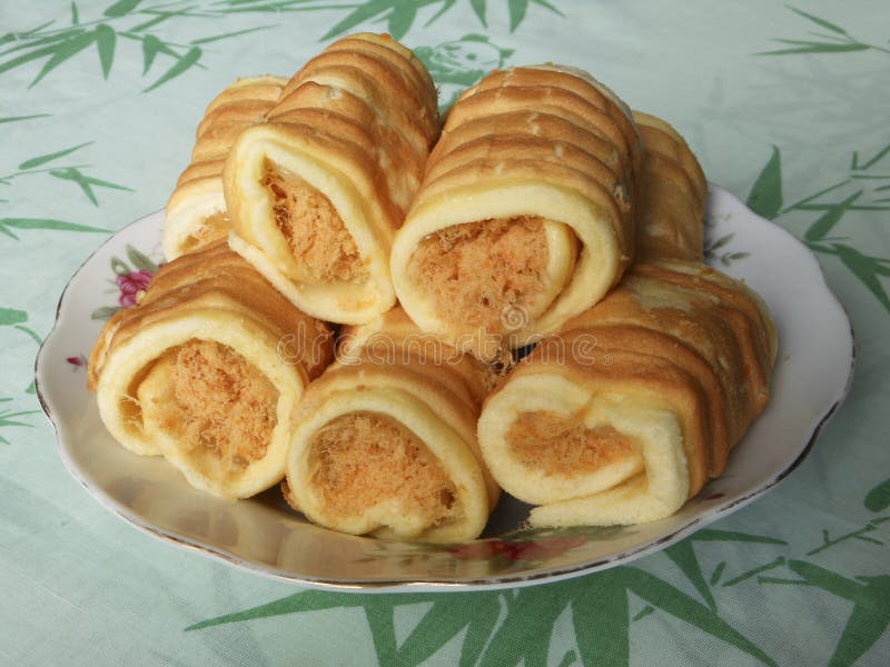 Pork floss bread stock image. Image of food, butter, flour - 71997169