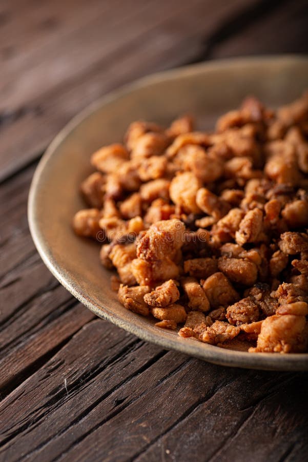 Pork greaves homemade stock photo. Image of homemade - 232759138