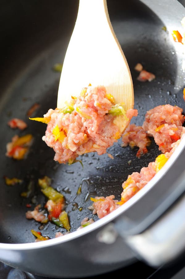 Pork grinds raw food stock image. Image of meal, iron - 22196261