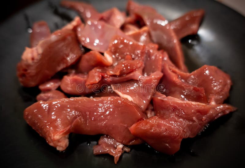 Pork Heart for Hot Pot BBQ Meal Stock Photo - Image of chinese, fresh ...