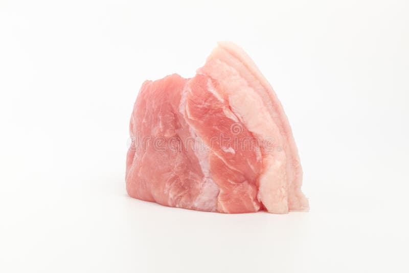 Pork Hind Leg on White Background Stock Photo - Image of pork, hind ...