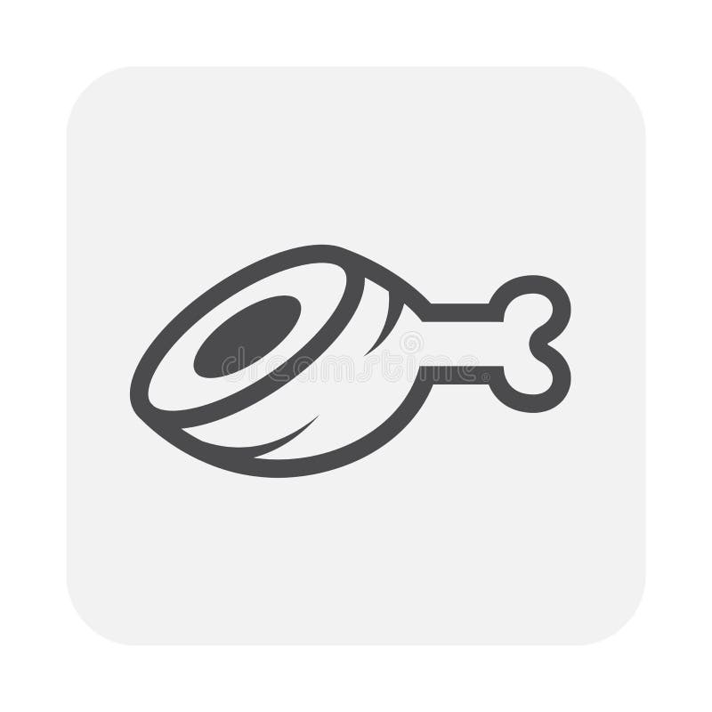 Pork icon black stock vector. Illustration of lamb, salt - 187772726