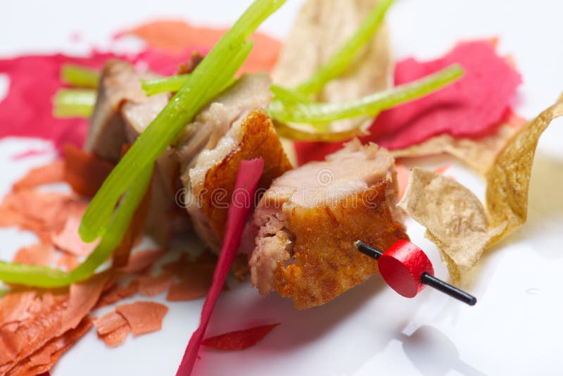 Pork jowls close up stock image. Image of diet, dinner - 160365851