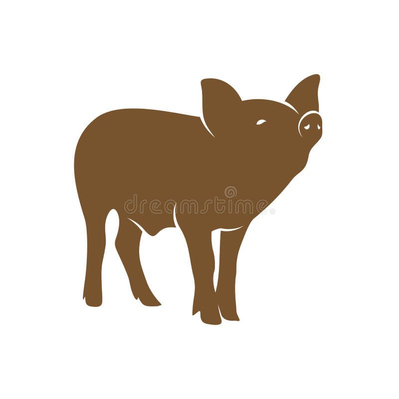 Pork Logo Design Vector. Template Illustration Stock Vector ...