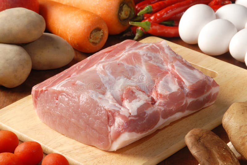 Pork Loin stock photo. Image of meat, food, fresh, grill - 18890206