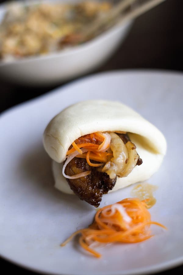 Pork man tau bun stock image. Image of fatty, nutrition - 28907683