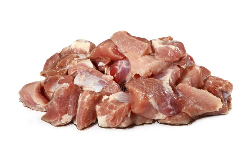 Raw Pork Feet Isolated on White Background. Stock Photo - Image of feet ...