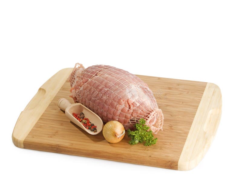 Pork meat stock photo. Image of pork, gourmet, kitchenboard - 7491596