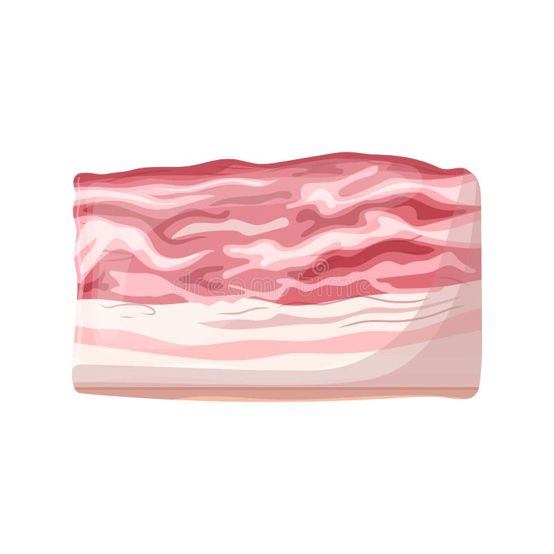 Meat Beef Raw Food Set Cartoon Vector Illustration Stock Vector ...