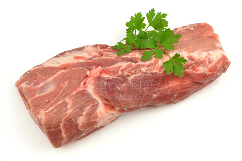 Pork neck stock photo. Image of pork, lunch, isolated - 305166530