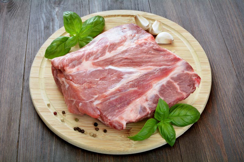 Pork neck stock image. Image of uncooked, neck, meat - 304426607