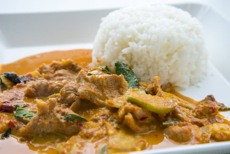 Pork panang curry stock photo. Image of delicious, gourmet - 55808398