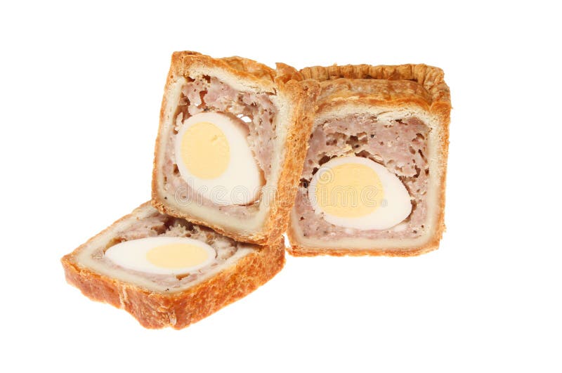 Gala Pork Pie Slices stock image. Image of diet, crusty - 31756981