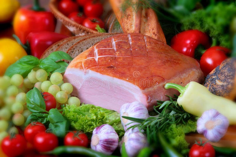 Pork products stock photo. Image of delicious, traditional - 5788892