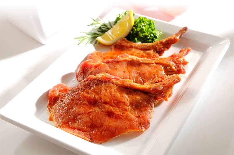 Pork Rib-eye Steak stock image. Image of pepper, gourmet - 88969031