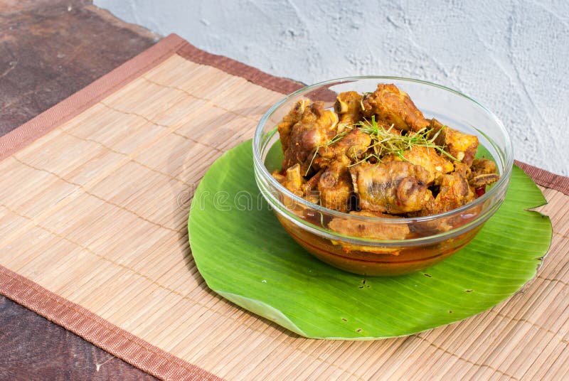 Pork Rib and Rice with Spicy Curry Stock Image - Image of rice, gravy ...