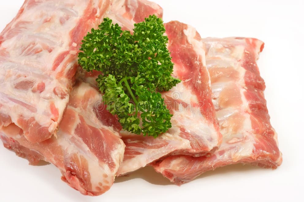 Pork Ribs stock photo. Image of protein, spareribs, back - 4174914