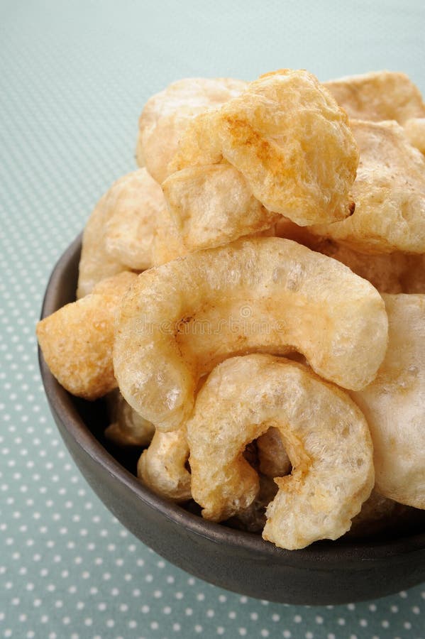 Pork rind stock photo. Image of thailand, fatty, popular - 43758750