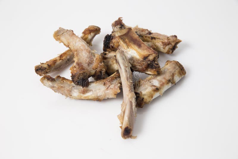 Pork`s rib bone. stock image. Image of white, meat, color - 98633497