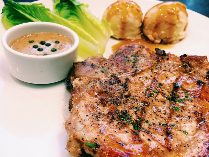 Pork shop stack stock image. Image of meat, pork, pepper - 44337945