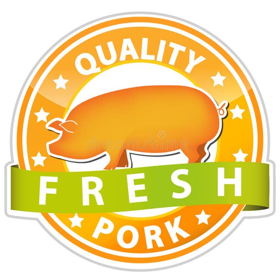 Pork sign stock vector. Illustration of meat, butcher - 17462697