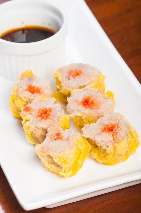Pork siomai stock image. Image of restaurant, cantonese - 36086255