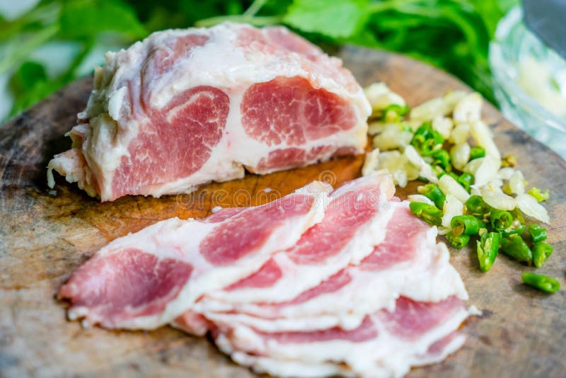 Pork Sliced stock photo. Image of fresh, pork, steak - 47112682