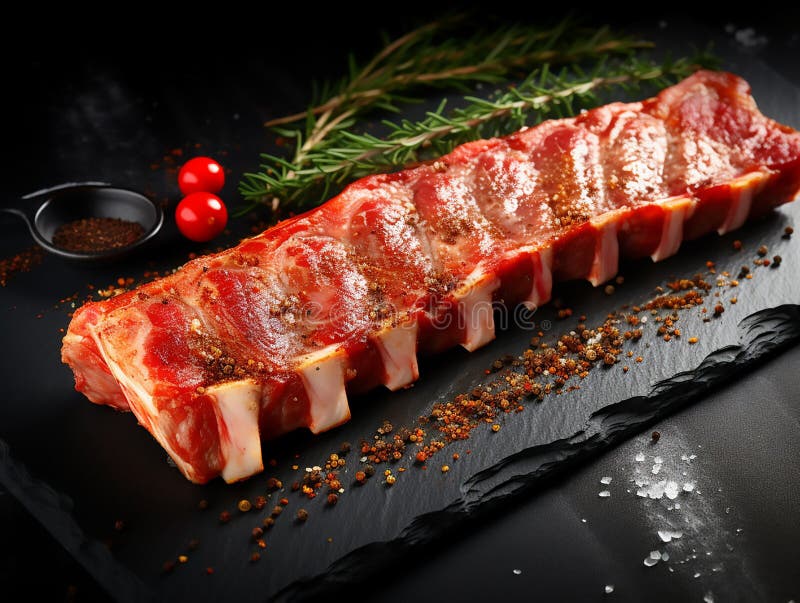 Raw Spare Ribs Stock Illustrations – 48 Raw Spare Ribs Stock ...