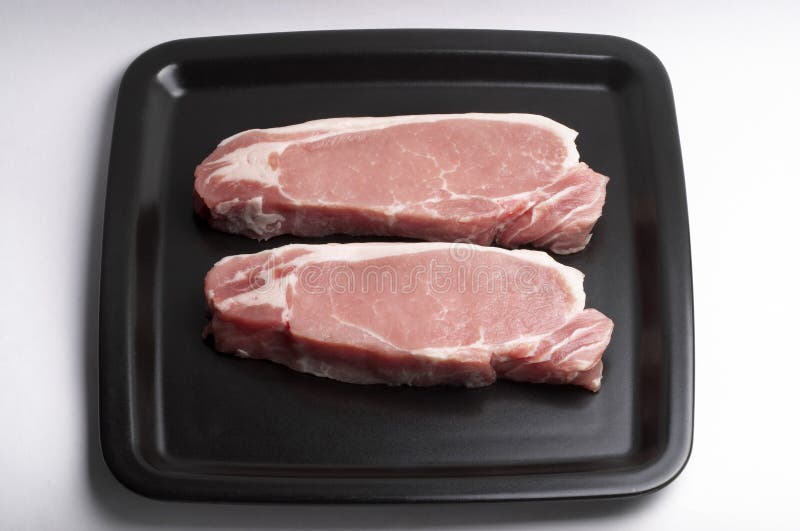 Pork steaks stock image. Image of cooking, closeup, barbecue - 14394349