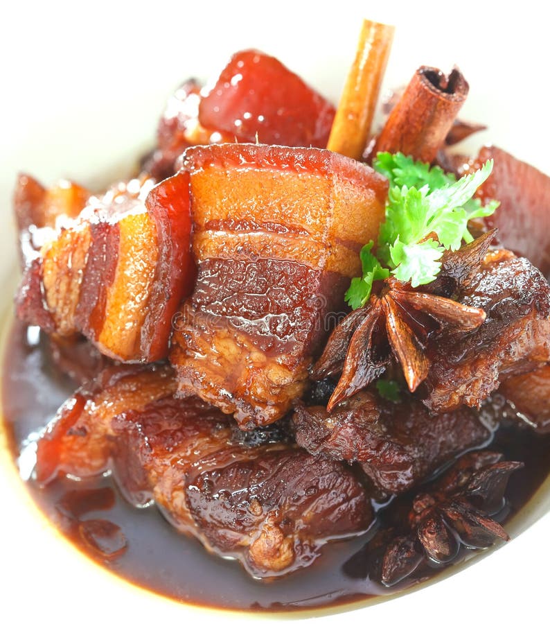 Pork Leg Pot Stewed with Five Spices Stock Image - Image of menu, asian ...