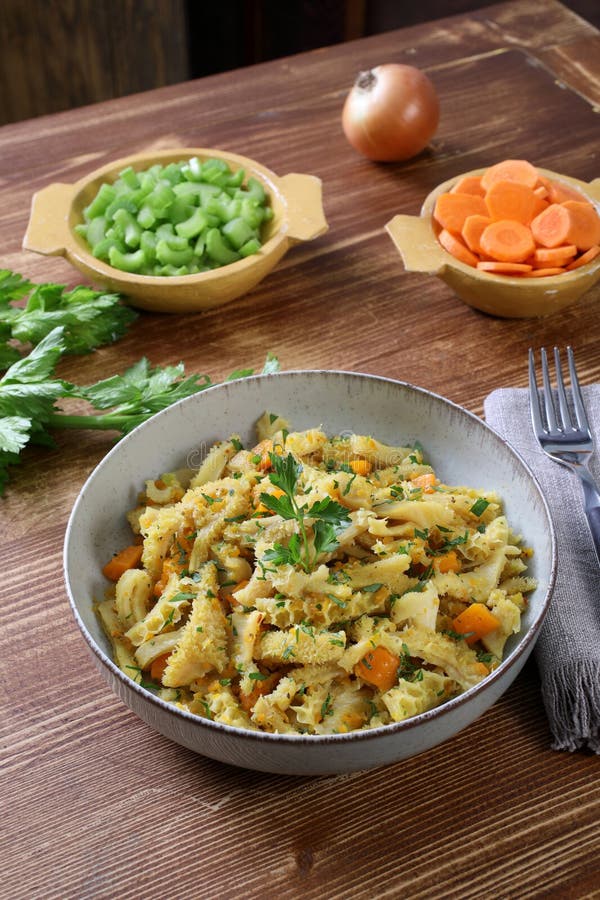 Pork Tripe Salad with Vegetables Stock Image - Image of vegetable, pork ...