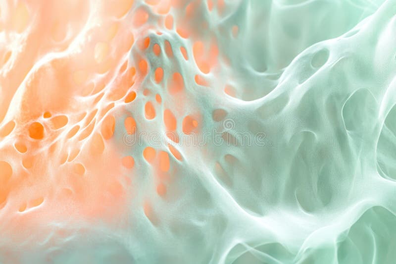 Porous Cellular Surface - Microscopic View Stock Photo - Image of ...