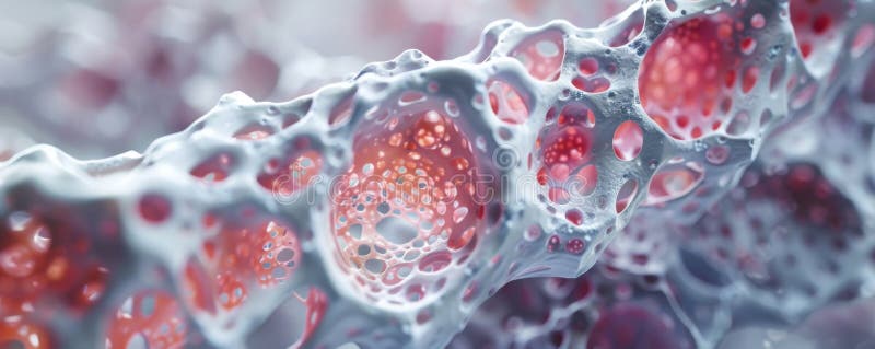 Porous Cellular Texture Background for Science Innovations and Advanced Material Designs Stock ...