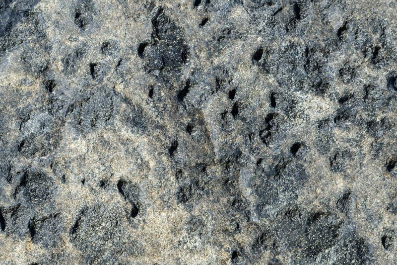 Porous Rock Structure of Dark Basalt Stone Texture Background Stock ...