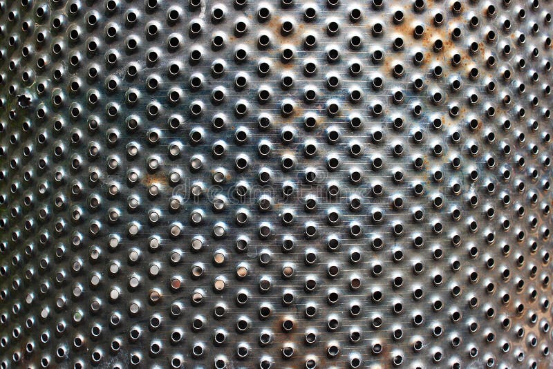 Porous steel plate stock image. Image of porous, metal - 187742001