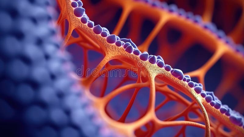 The Porous Structure. Organic Material. Macrostructural Design ...