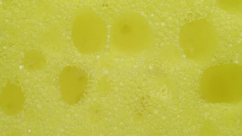 Porous Texture of Polyurethane Foam Sponge for Washing Dishes Stock ...