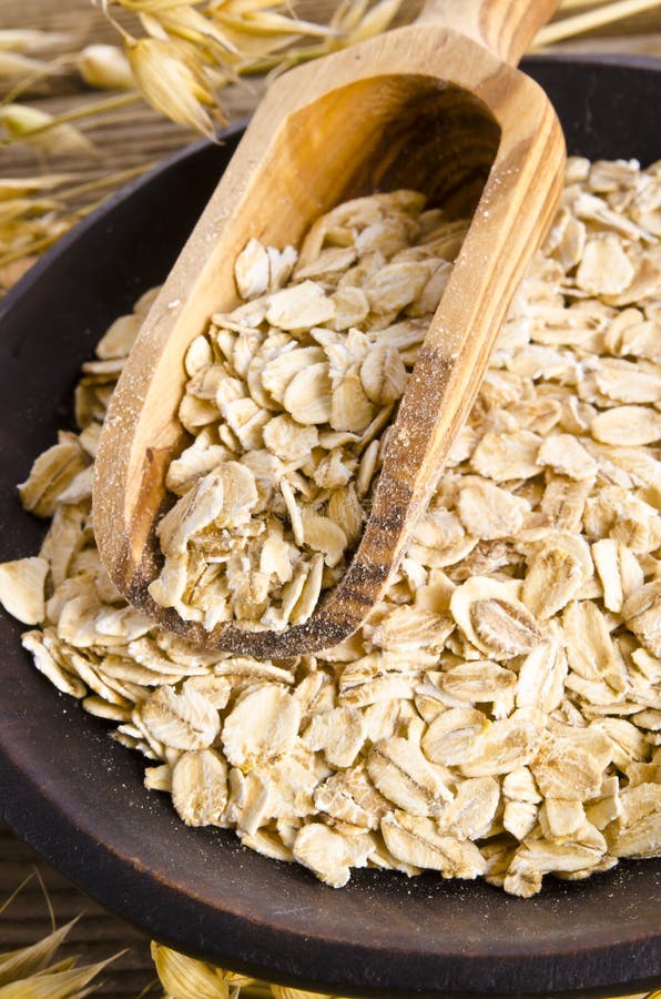 Porridge oats stock image. Image of background, grain - 26326223