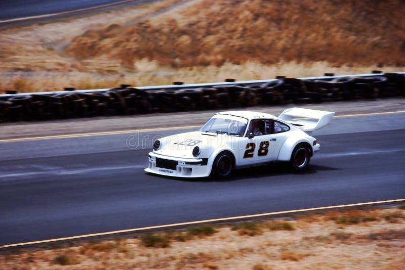 Porsche 911 Racecar editorial stock photo. Image of road - 22550478