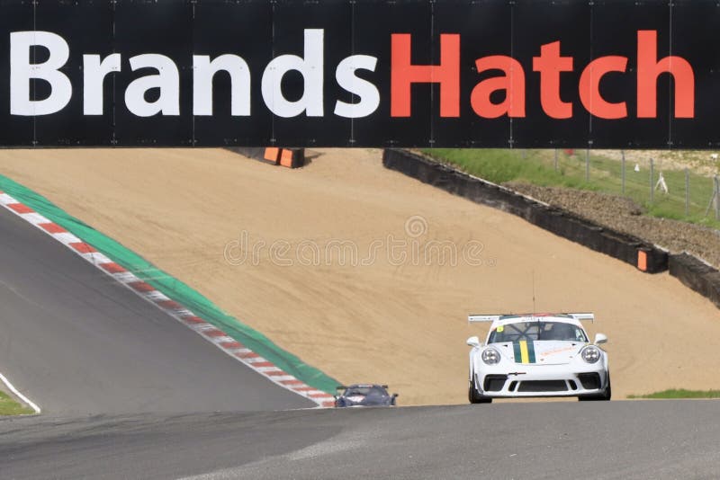 Porsche Carrera at Brands Hatch Editorial Stock Photo - Image of carrera, brands: 343612583
