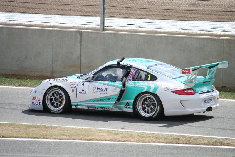 Porsche Carrera Cup Race Winner Editorial Photo - Image of bodywork ...