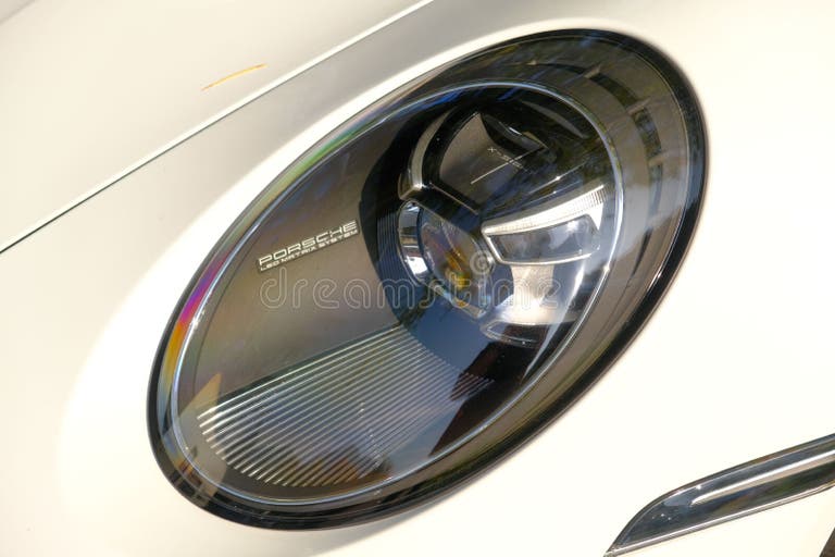 Porsche 911 Carrera S Led Matrix System Headlight Editorial Stock Photo ...