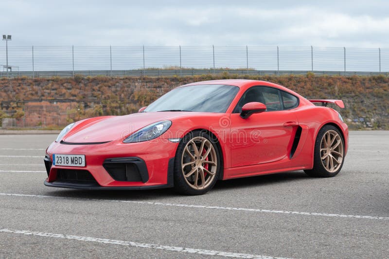 Porsche Cayman GT4 (981) editorial stock photo. Image of generation ...