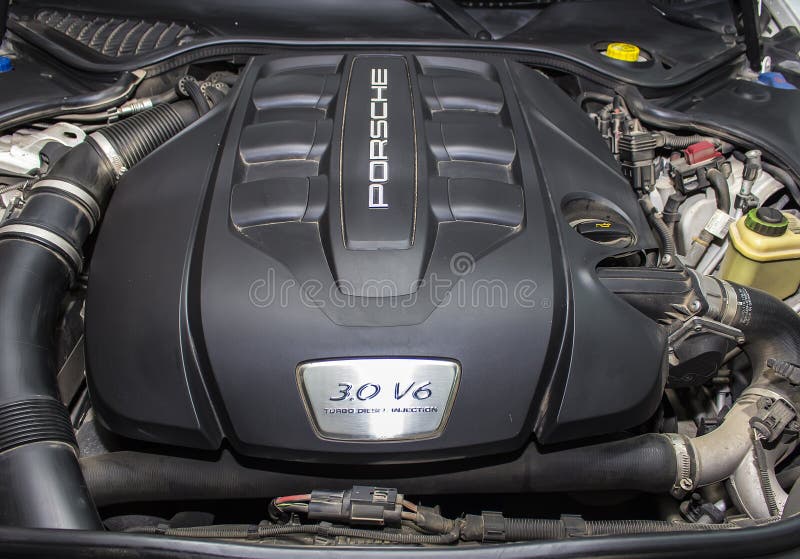 Porsche Engine editorial stock image. Image of power - 59312629
